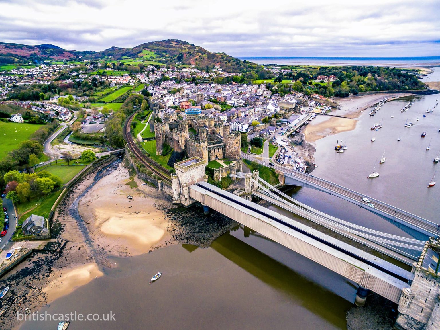 Conwy Town Walls - British Castles